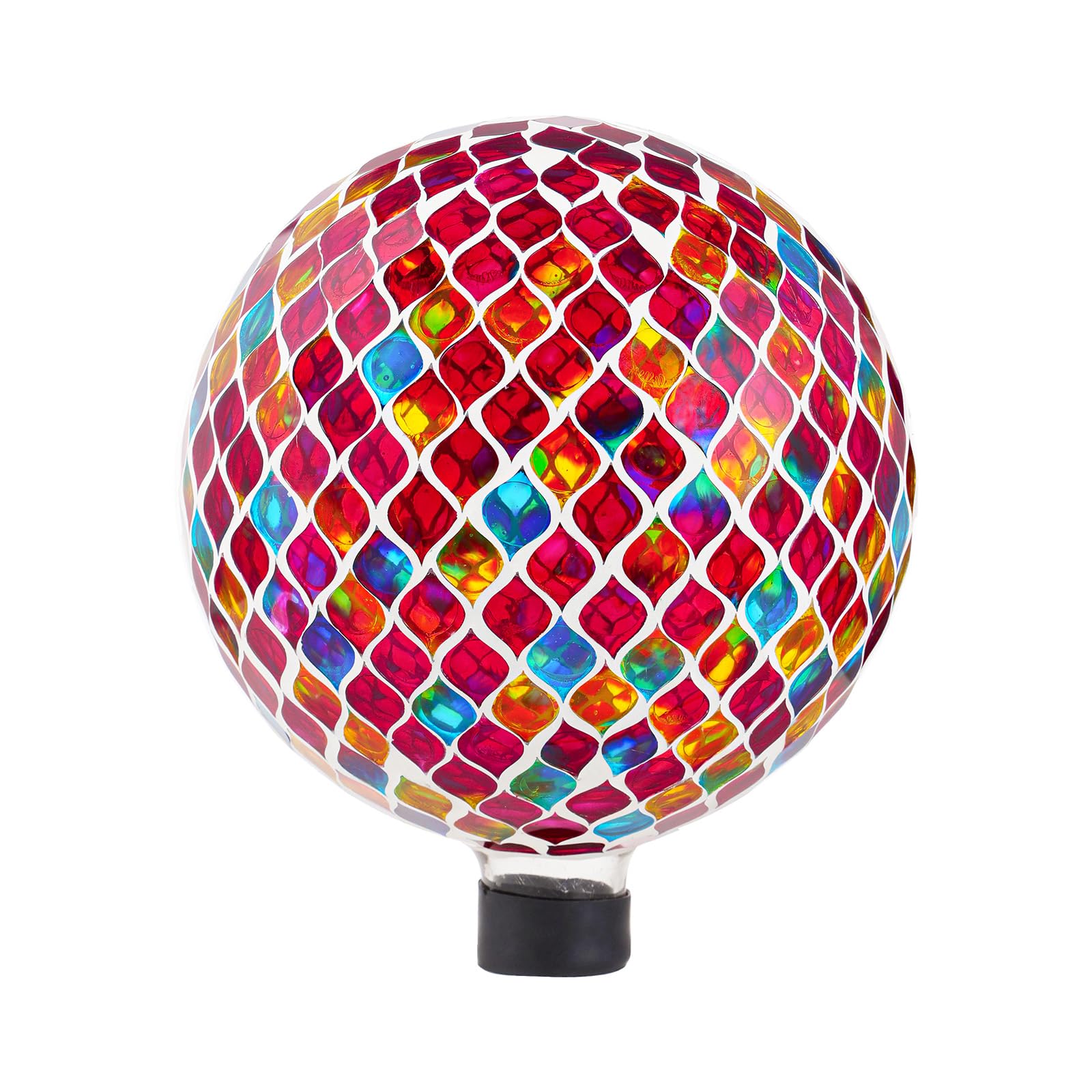 Amazon.com: VOREEN Mosaic Glass Gazing Ball Outdoor Gazing Globe ...
