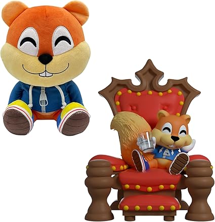 Amazon.com: Youtooz Conker 9" Plush & Conker's Bad Fur Day 4.8" Vinyl ...