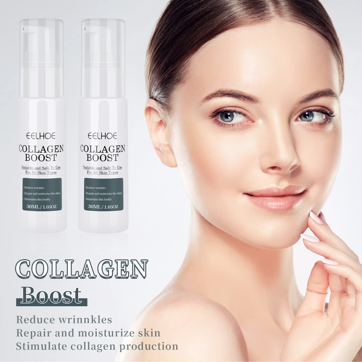 EELHOE – Suero antienvejecimiento con refuerzo de colágeno, suero potenciador de colágeno, crema ...