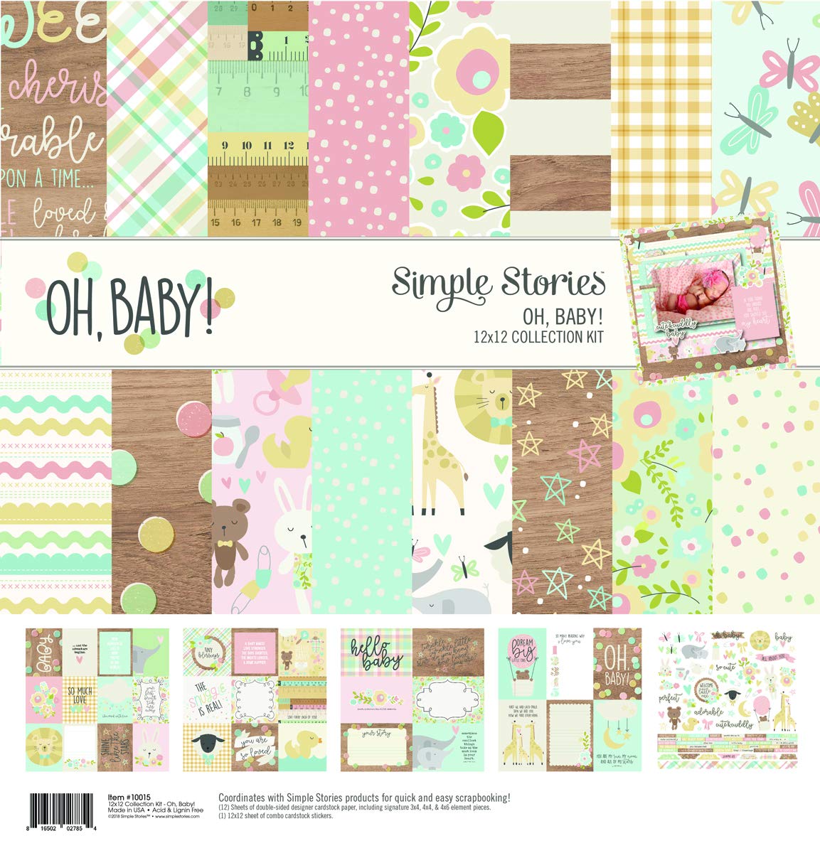 Simple Stories - Oh, Baby! - Collection Kit : Amazon.in: Home & Kitchen