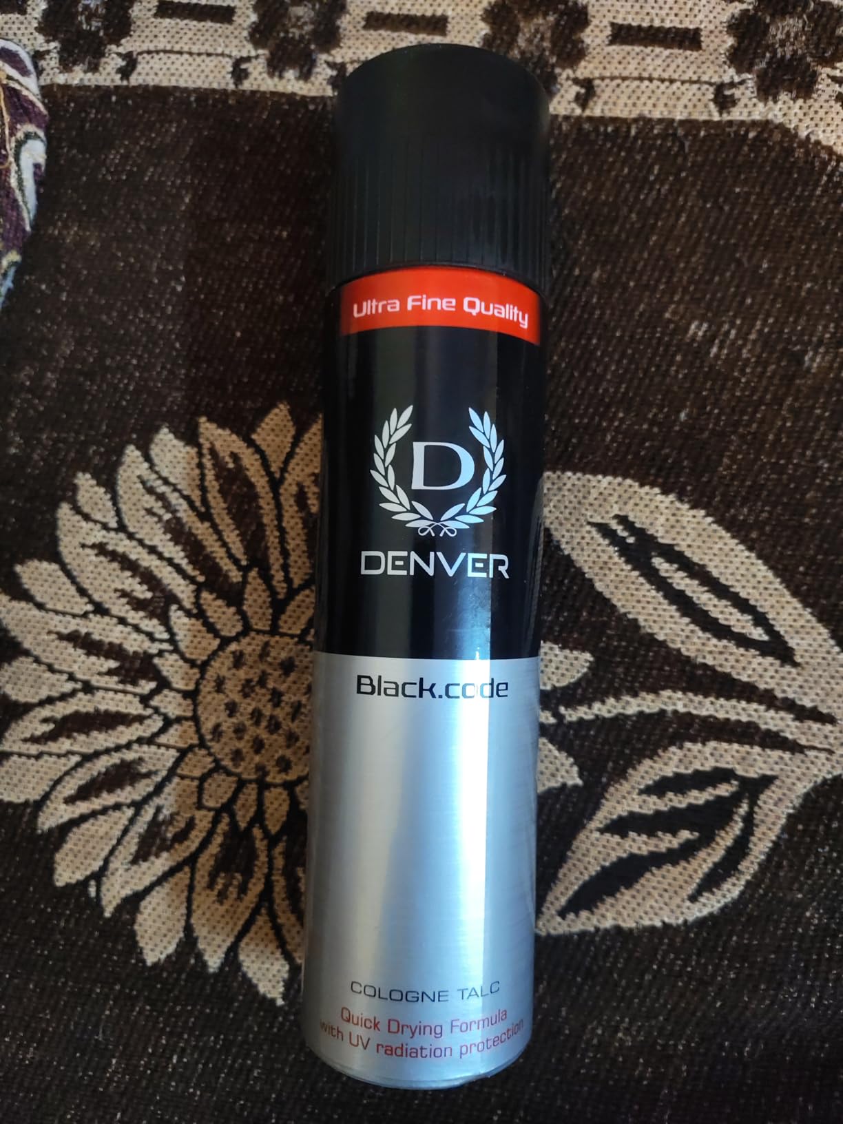 DENVER Black Code Talcum Powder 300GM Each - (Pack of 2) | Scented Talc ...