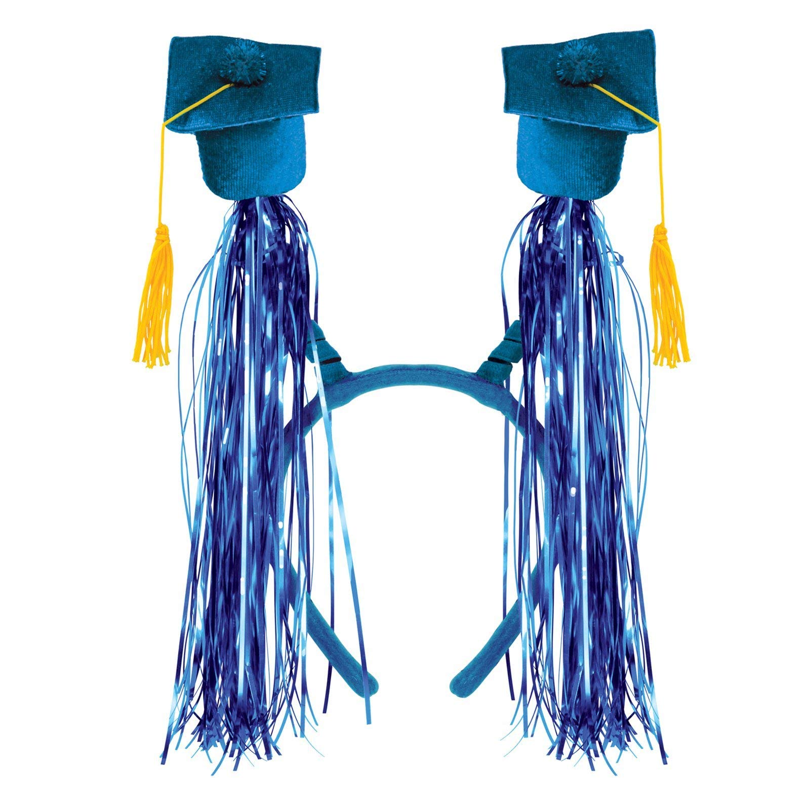 Blue Graduation Cap And Gown Clipart