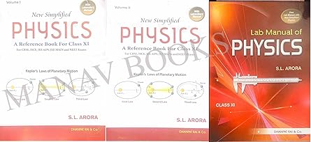 Buy SL ARORA New Simplified Physics Class 11 Books Set by S.L. Arora ...