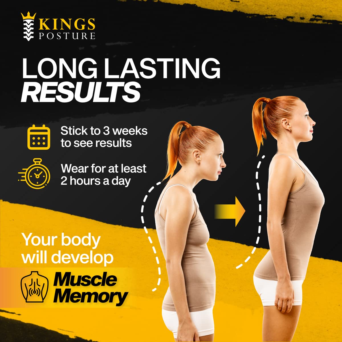 Snapklik.com : Posture Corrector For Men And Women, Back Support Brace ...