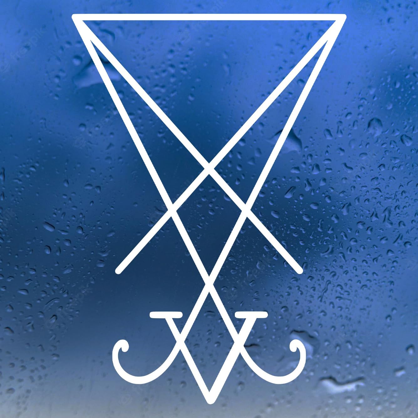 Amazon.com: Minglewood Trading Red - Sigil of Lucifer 6" x 4" Vinyl ...