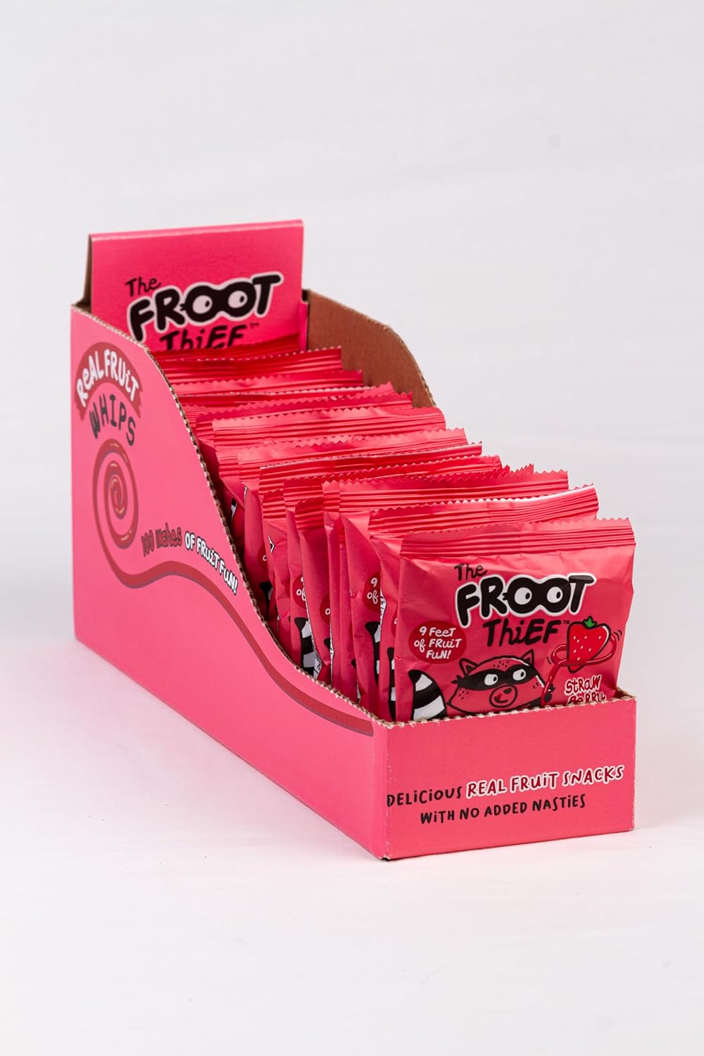 Amazon.com: The FROOT Thief Real Fruit Snack Whips Strawberry Flavor ...