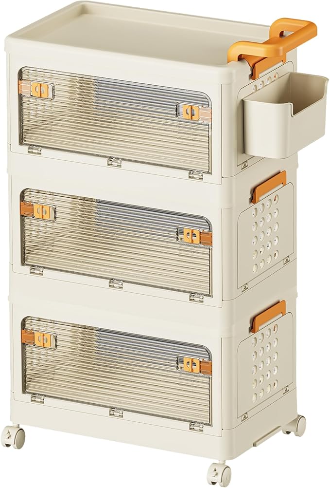 Amazon.com: ONAIL 58 QT Storage Bins with Lids, Stackable Rolling ...