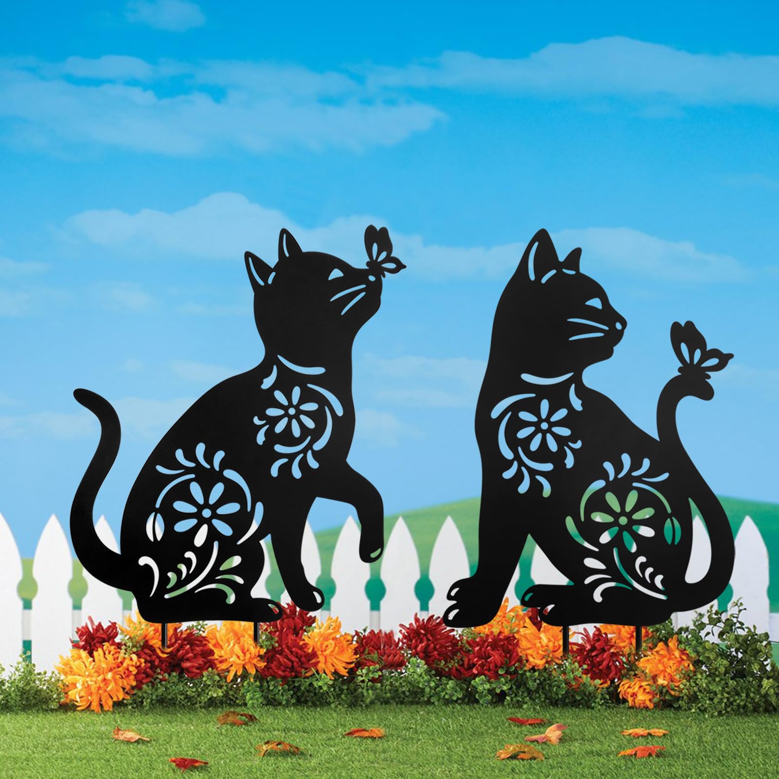 Metal Yard Art Patterns For Animals Chicken Garden Ornaments Rustic