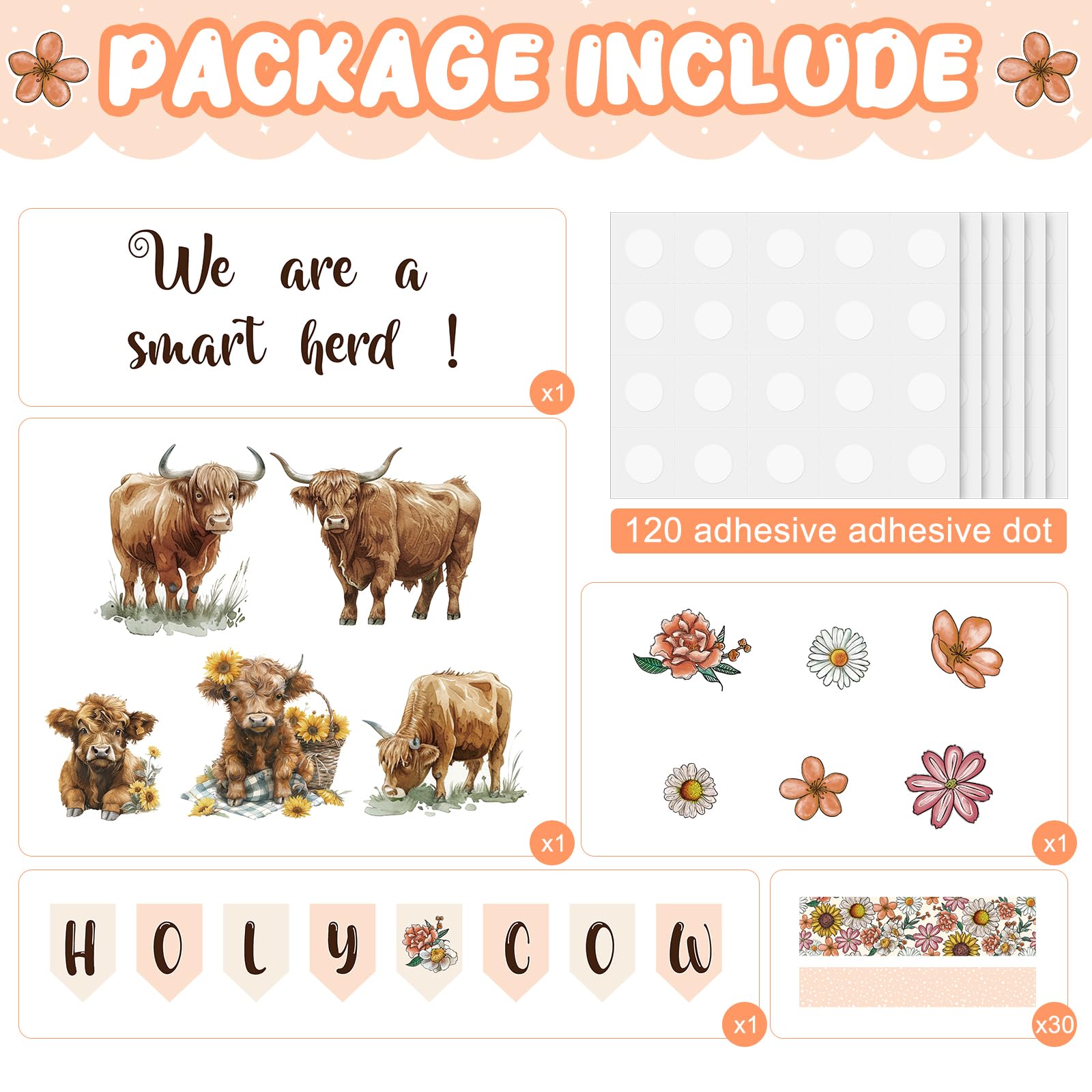 Snapklik.com : Highland Cow Classroom Decor Welcome Back To School ...