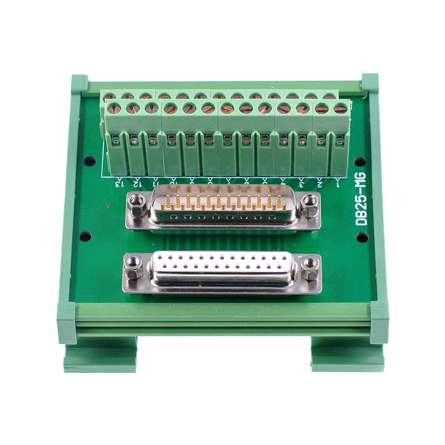 Snapklik.com : DB25 D-Sub Male & Female Header Breakout Board Terminal ...