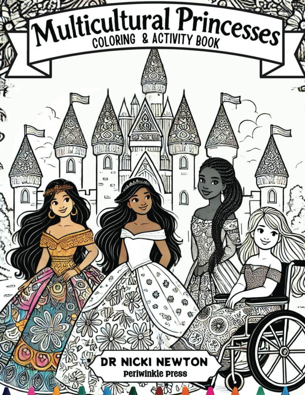 Amazon.com: Multicultural Princesses Coloring & Activity Book ...