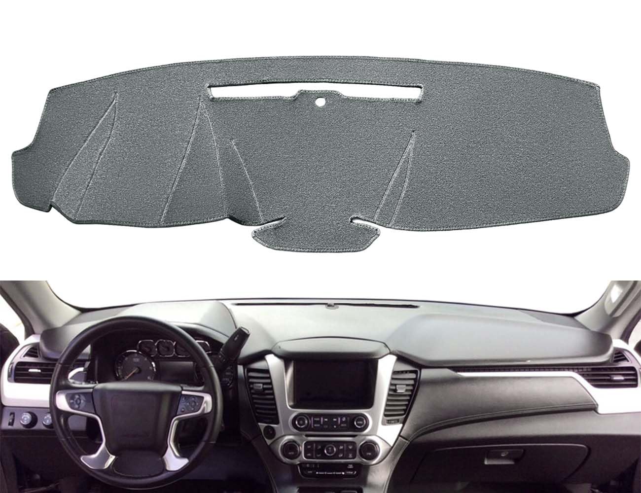 Amazon.com: Yiz Dashboard Mat Dash Cover Custom Fit for 2015-2020 Chevy Chevrolet Tahoe Suburban ...