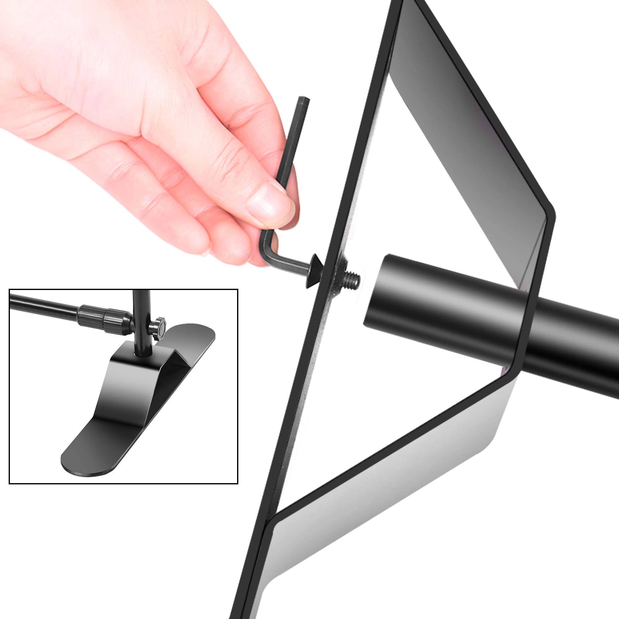 Buy EMART Backdrop Banner Stand Kit 2.4 x 2.4m/ 8 x 8ft, Adjustable ...