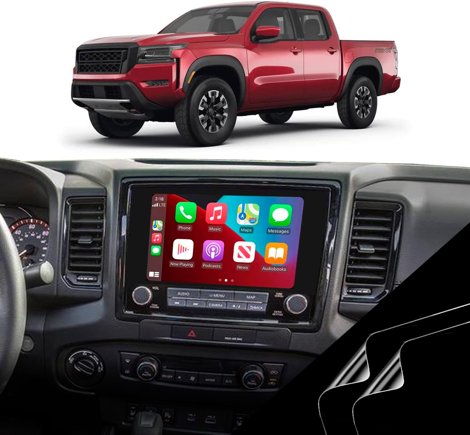 Amazon.com: SHAOHAO for 2024 Nissan Frontier Screen Protector, for 2022 ...