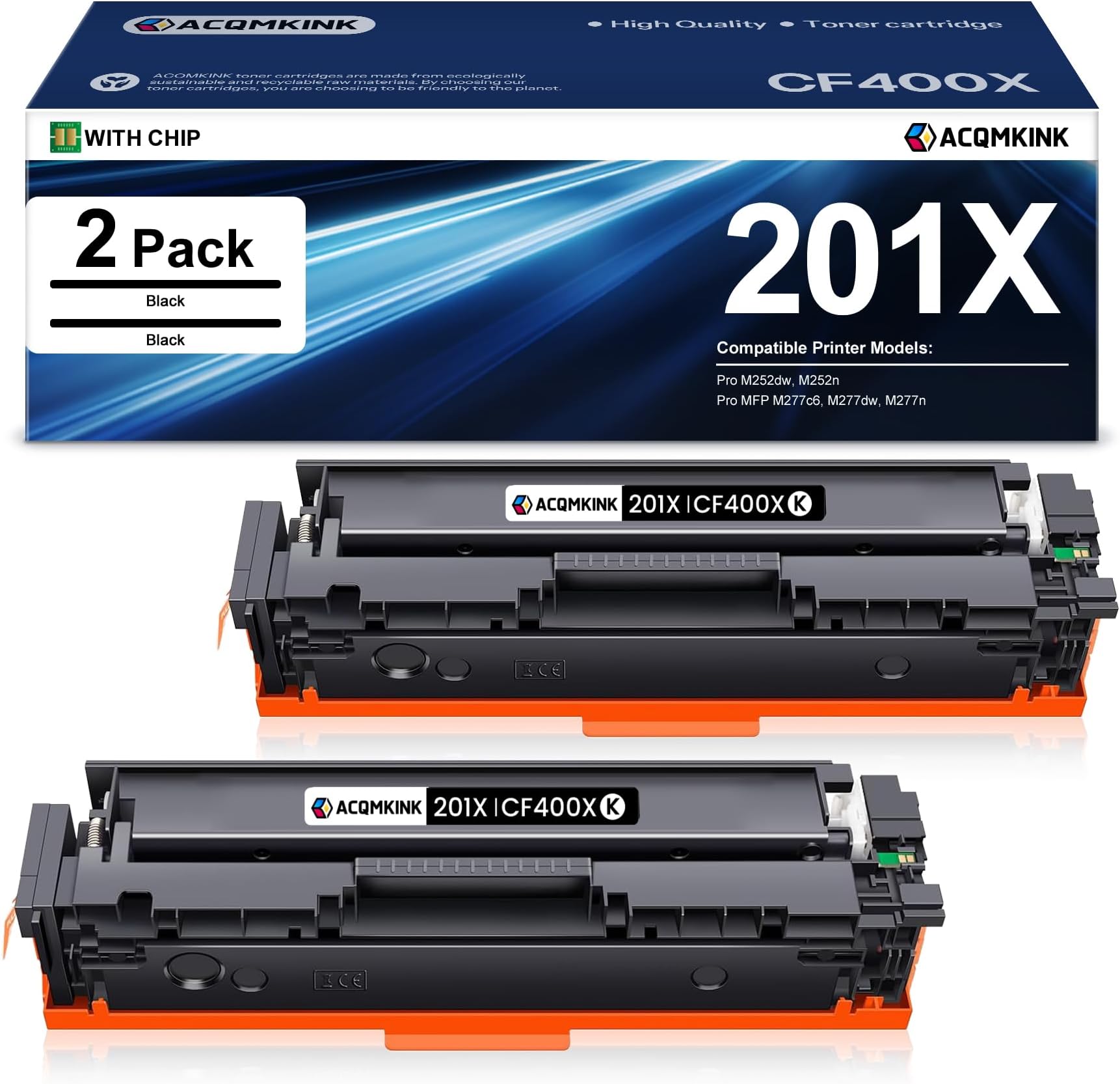 Amazon.com: W1106A Black Toner Cartridge High Yield Replacement for HP ...