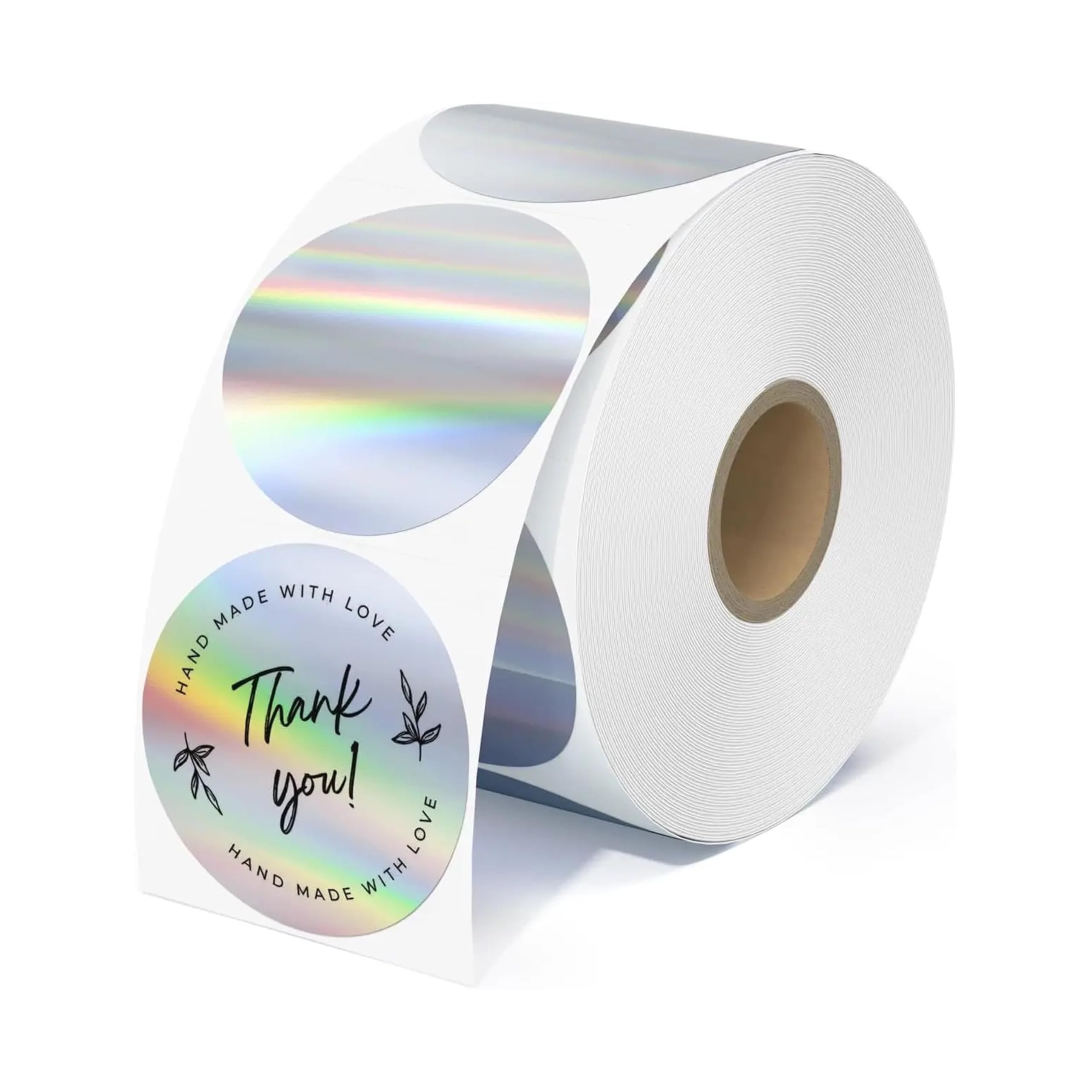 PROTECH® Holographic Thermal Label Sticker 2” 50mm x 50mm Self-Adhesive ...