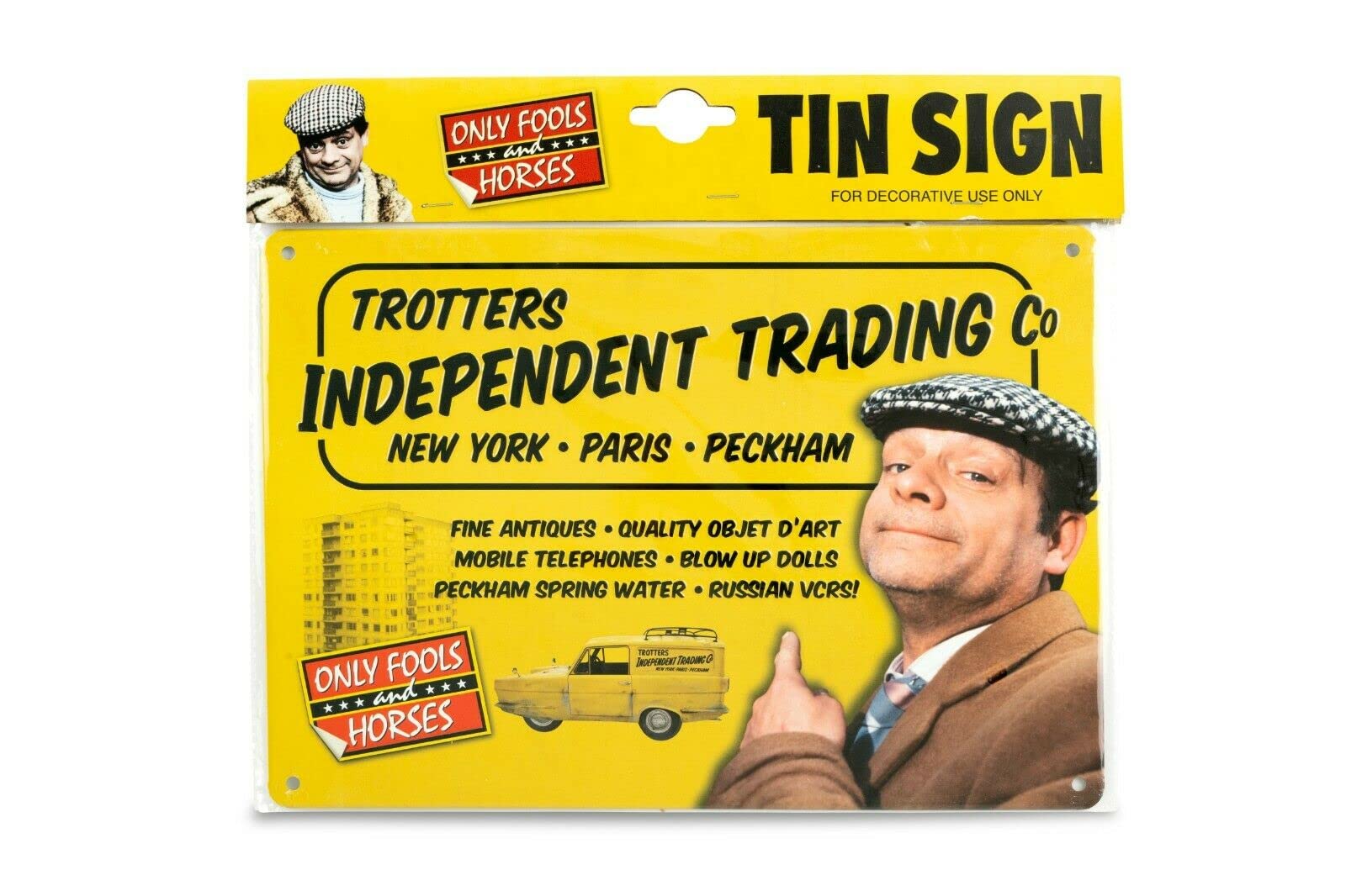 Only Fools and Horses Official Trotters Independent Trader Pressed Tin ...