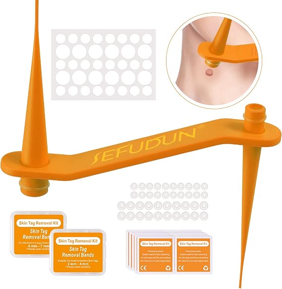 2-IN-1 Skin Tag Tool Kit for Men and Women, Fast and Easy Micro Skin ...