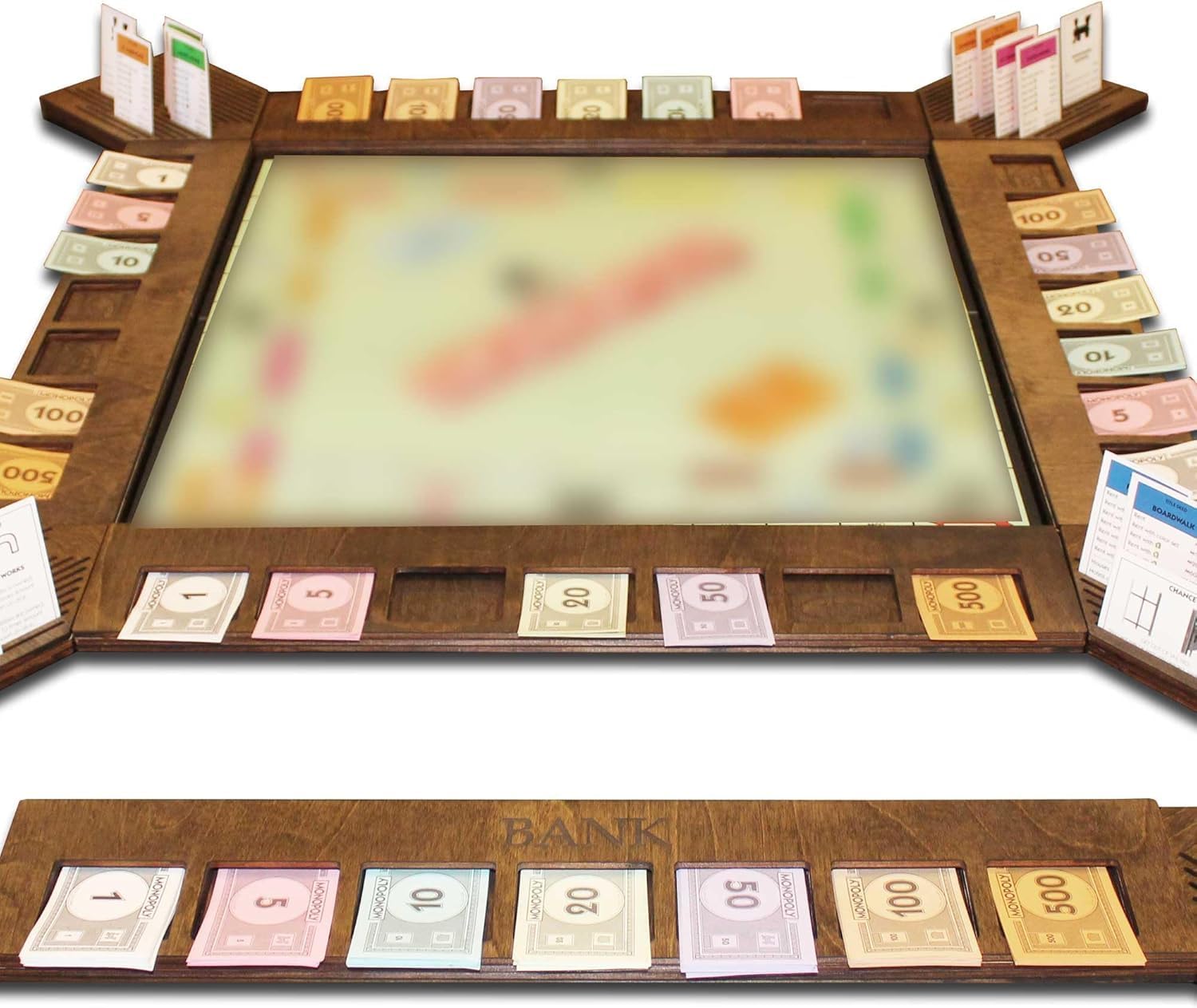 Amazon.com: Custom Board Game Frame Personalized Game Board Organizer ...