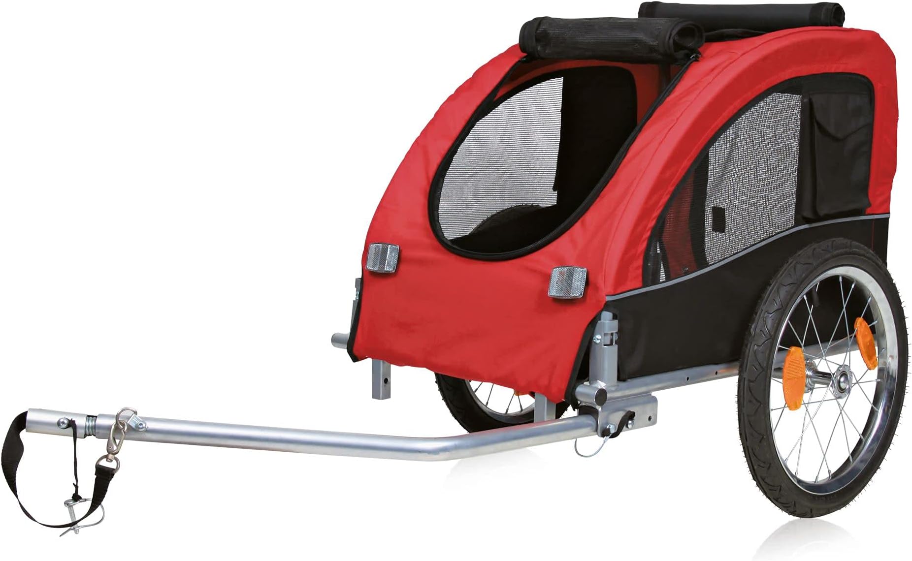 Dog Stroller TRIXIE Foldable 2-in-1 Bicycle Trailer For Large Dogs With ...