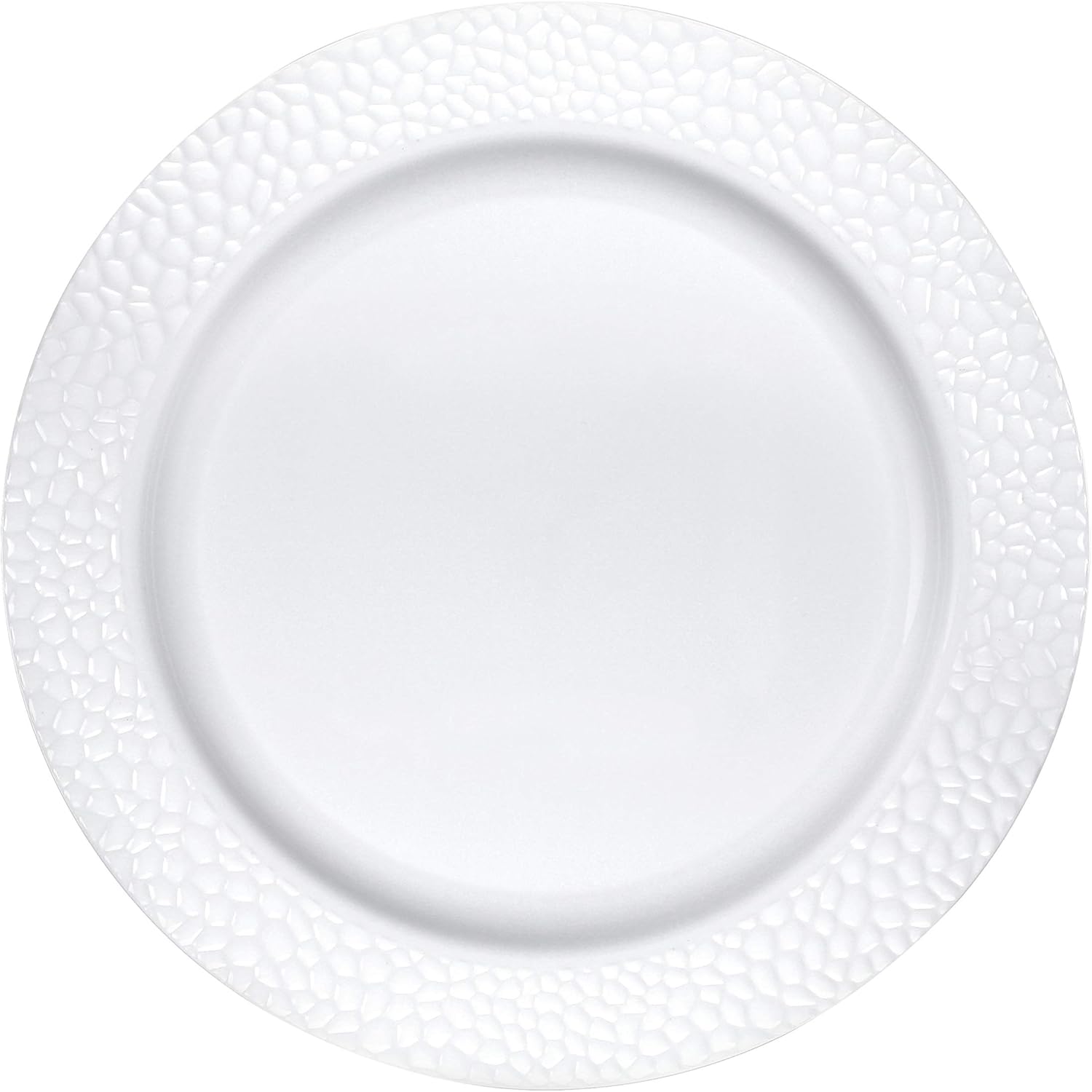 Amazon.com: Creative Converting Pearl Pebble Plastic Plates, 9" : Home ...