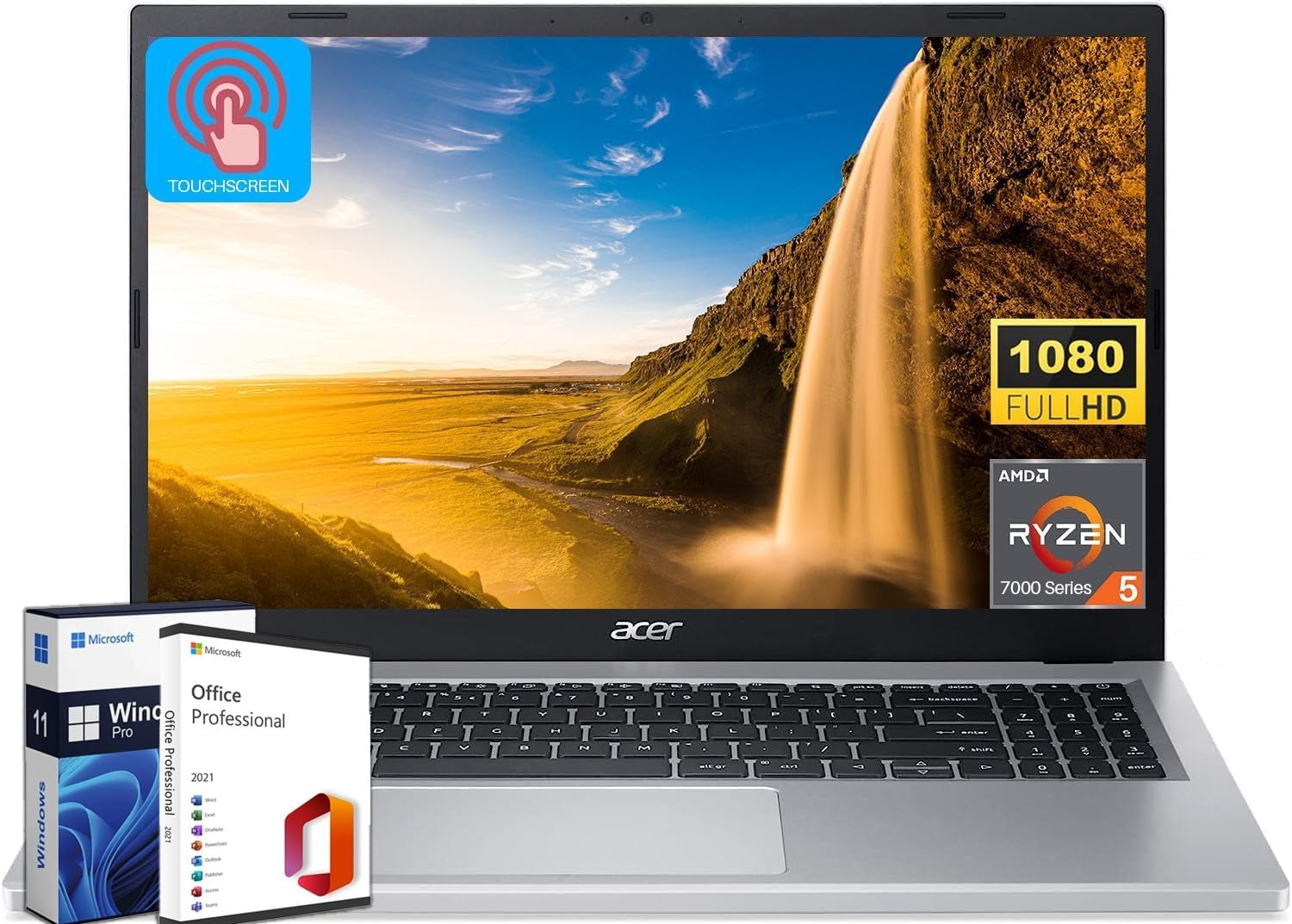 Amazon.com: acer Aspire 3 Touchscreen Laptop for Student Business, with ...