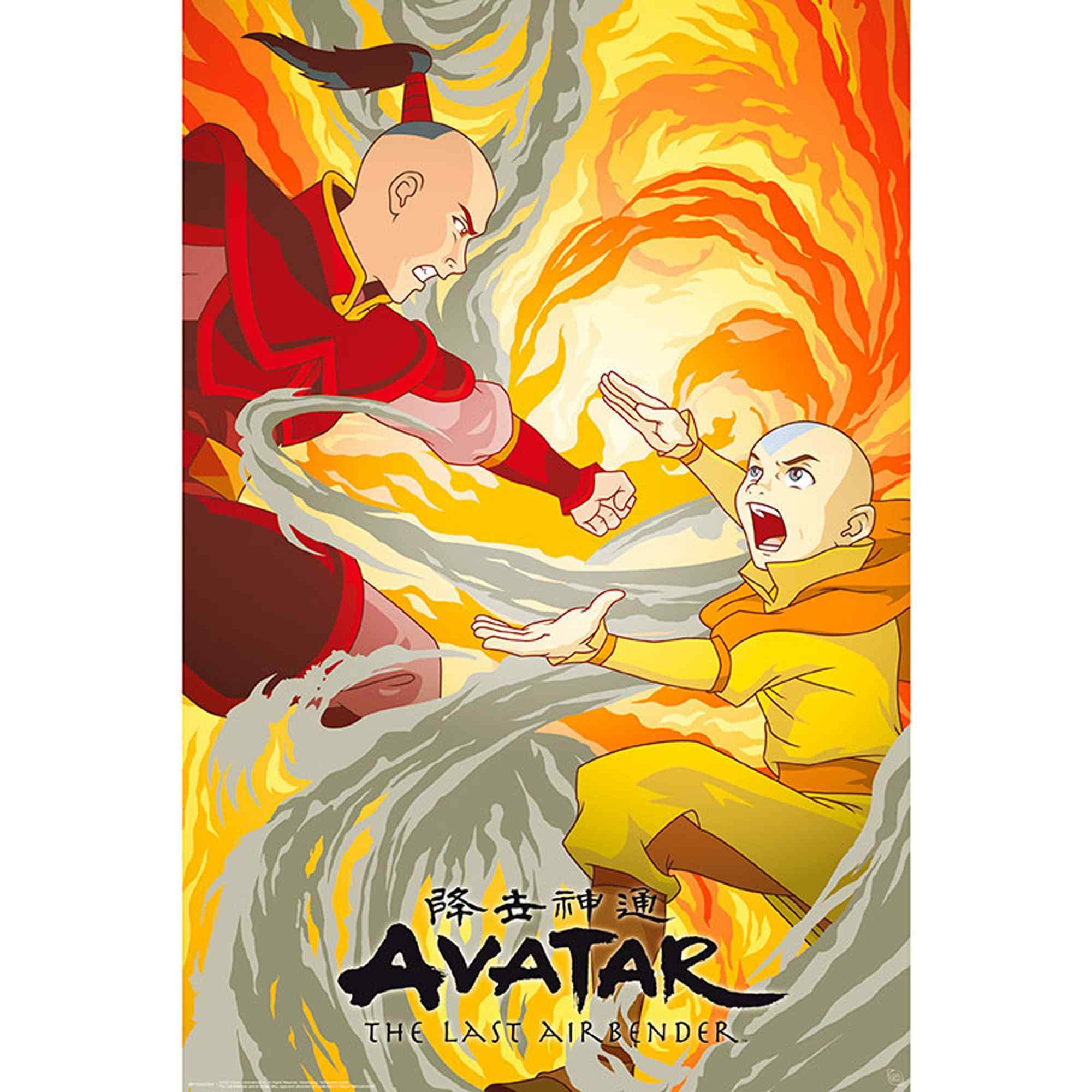 ABYSTYLE AVATAR Poster Aang vs Zuko (91.5x61) : Amazon.fr: Cuisine et ...