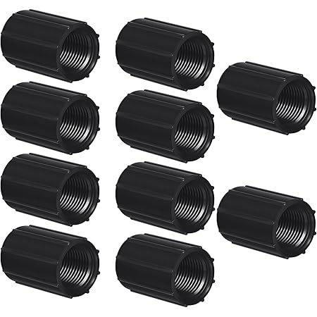 Amazon.com: Yahenda 1/2 Inch Female Threaded PVC Fittings Double Female ...