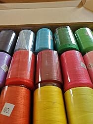 Amazon.com: HAITRAL Sewing Thread Sets - 24-Color Spools Thread Mixed ...