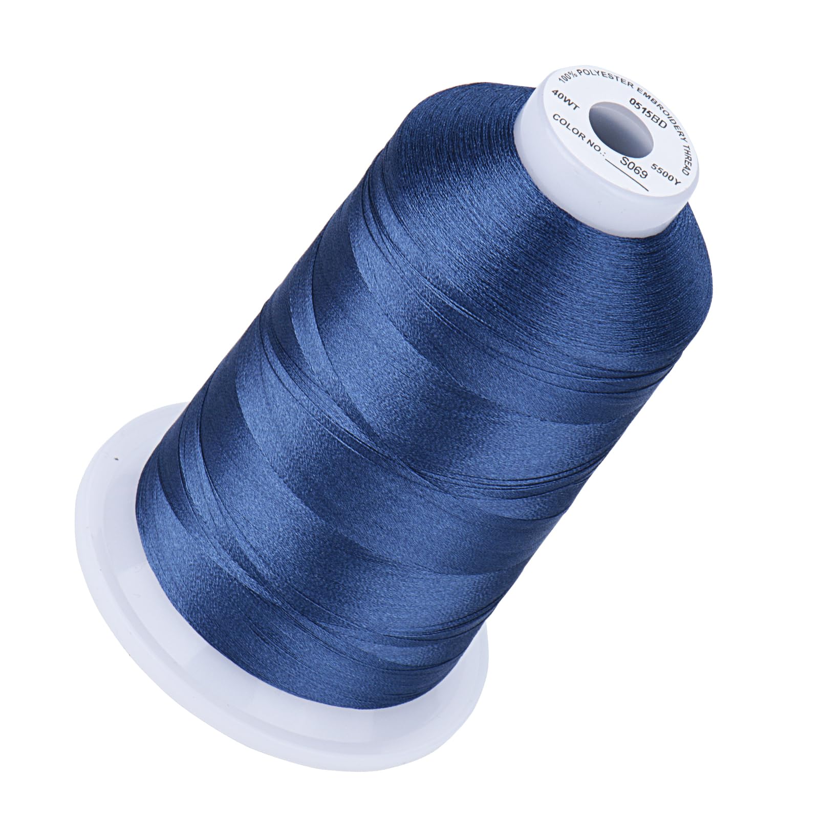 Amazon.com: Simthread Embroidery Thread Sailor Blue S069 5500 Yards ...