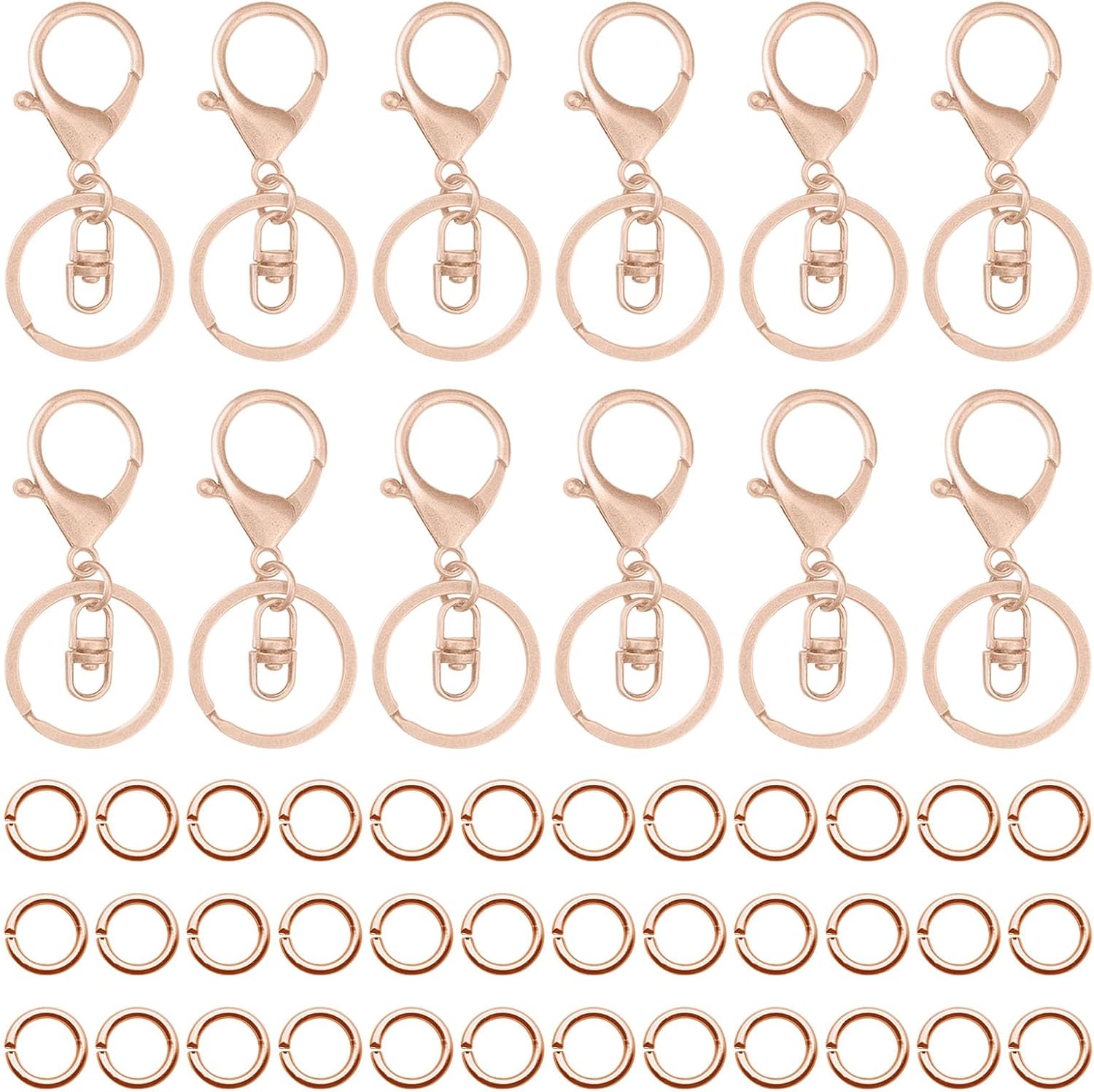 Amazon.com: 20pcs Lobster Claw Clasps Keychain for Jewelry Making,Metal ...