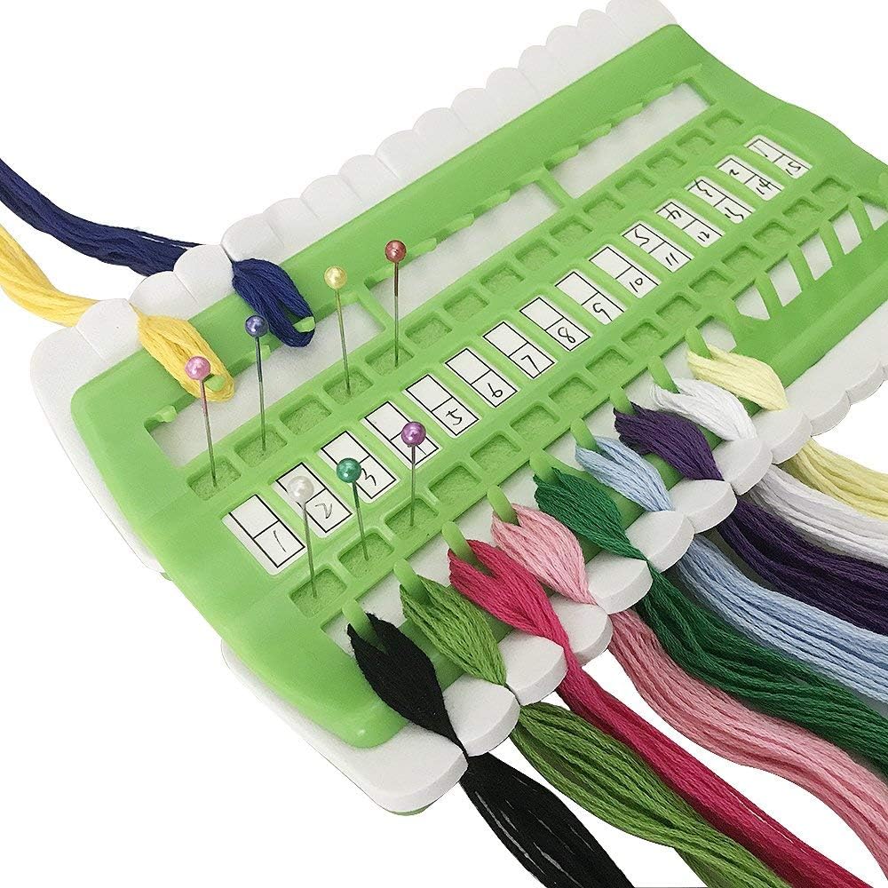 Amazon.com: D&D Floss Organizer Embroidery Kit Cross Stitch Tool, 30 ...