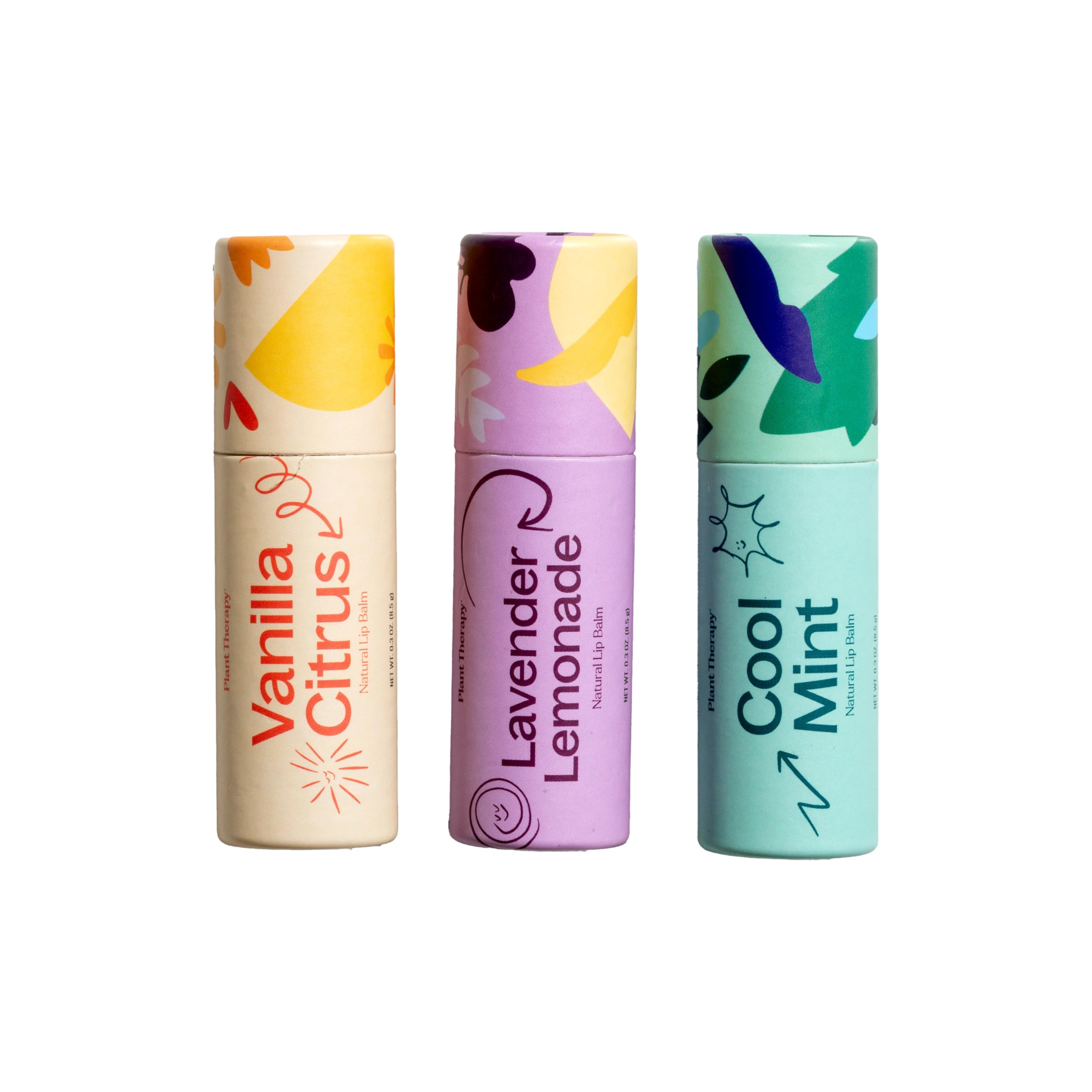 Amazon.com : Plant Therapy Love Your Lips Lip Balm Trio Set 0.9 oz (25. ...