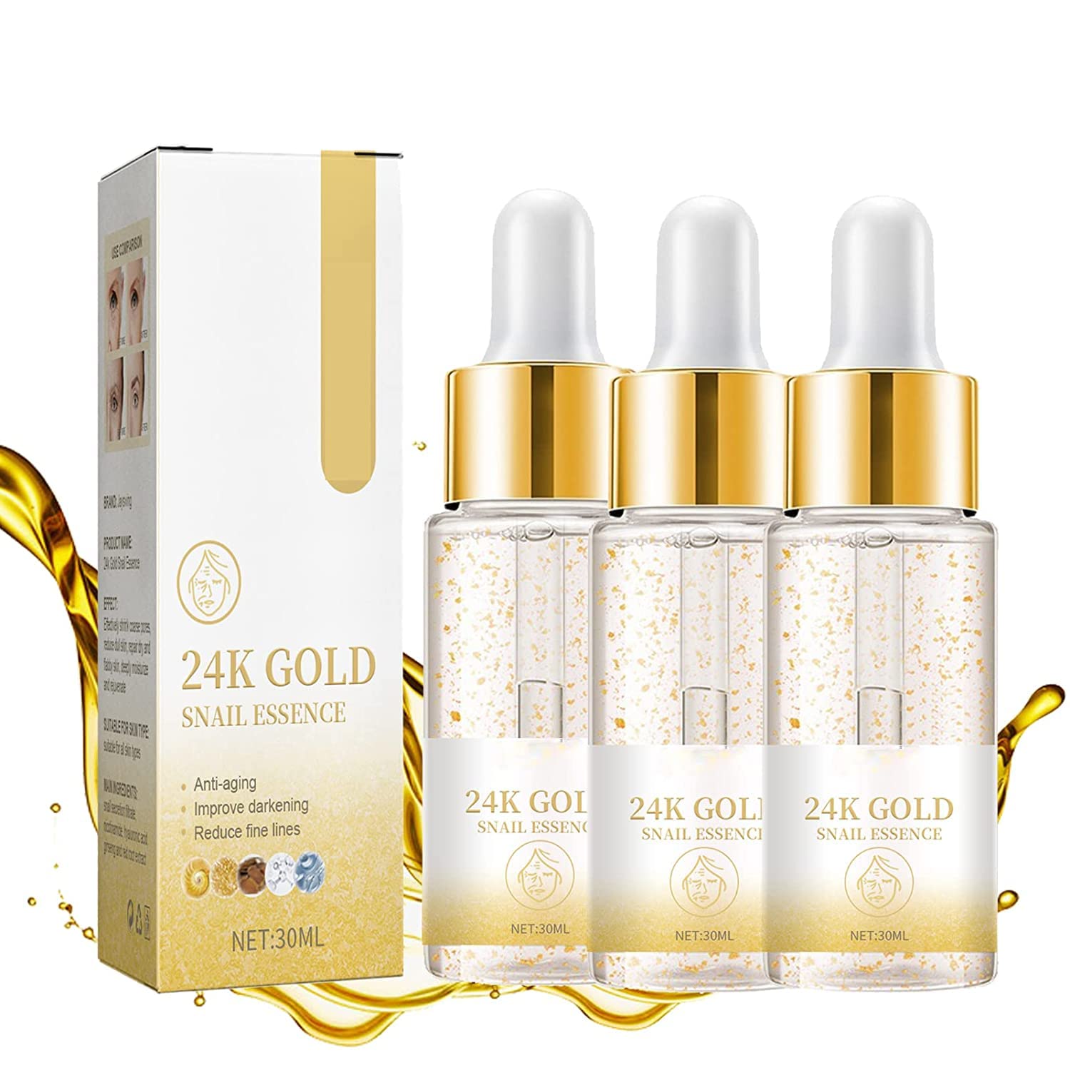 SkinRevive Collagen Boosting Serum 24K Gold Collagen Boosting Serum ...