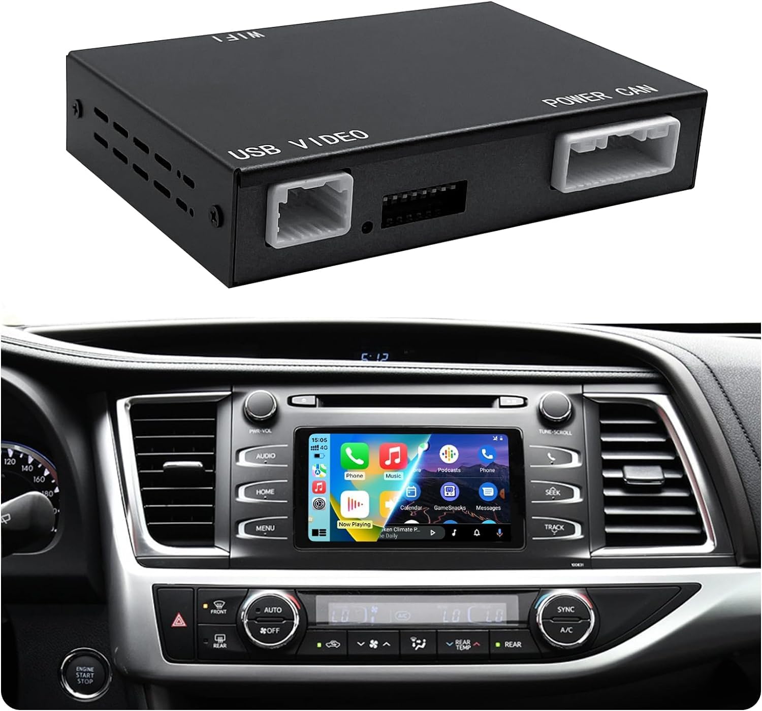 Amazon.com: ZHNN Wireless Carplay Adapter Compatible with Toyota ...