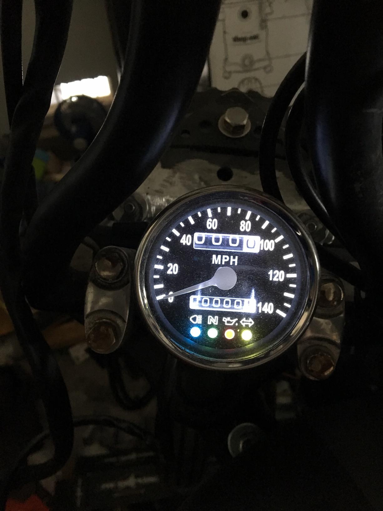 Amazon.com: Dime City Cycles Universal 2.5" Chrome Mini Motorcycle ...