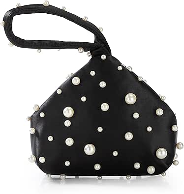 BABEYOND Clutch Purses for Women - Satin Evening Bag Triangle Purse ...