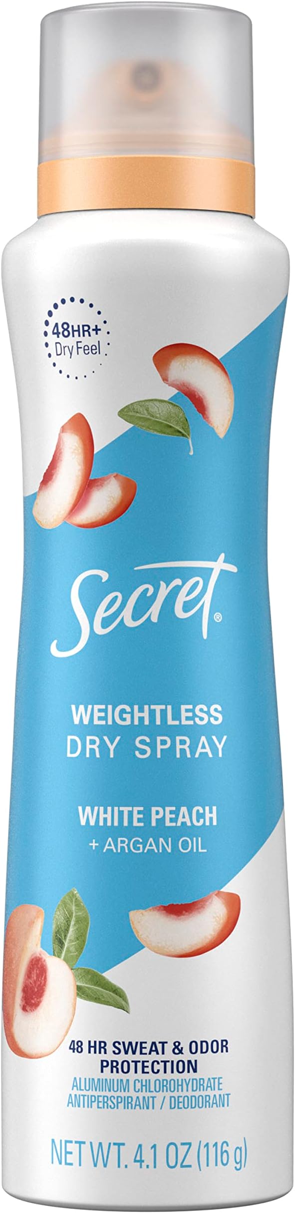 Amazon.com : Secret, Dry Spray Antiperspirant Deodorant - White Peach ...
