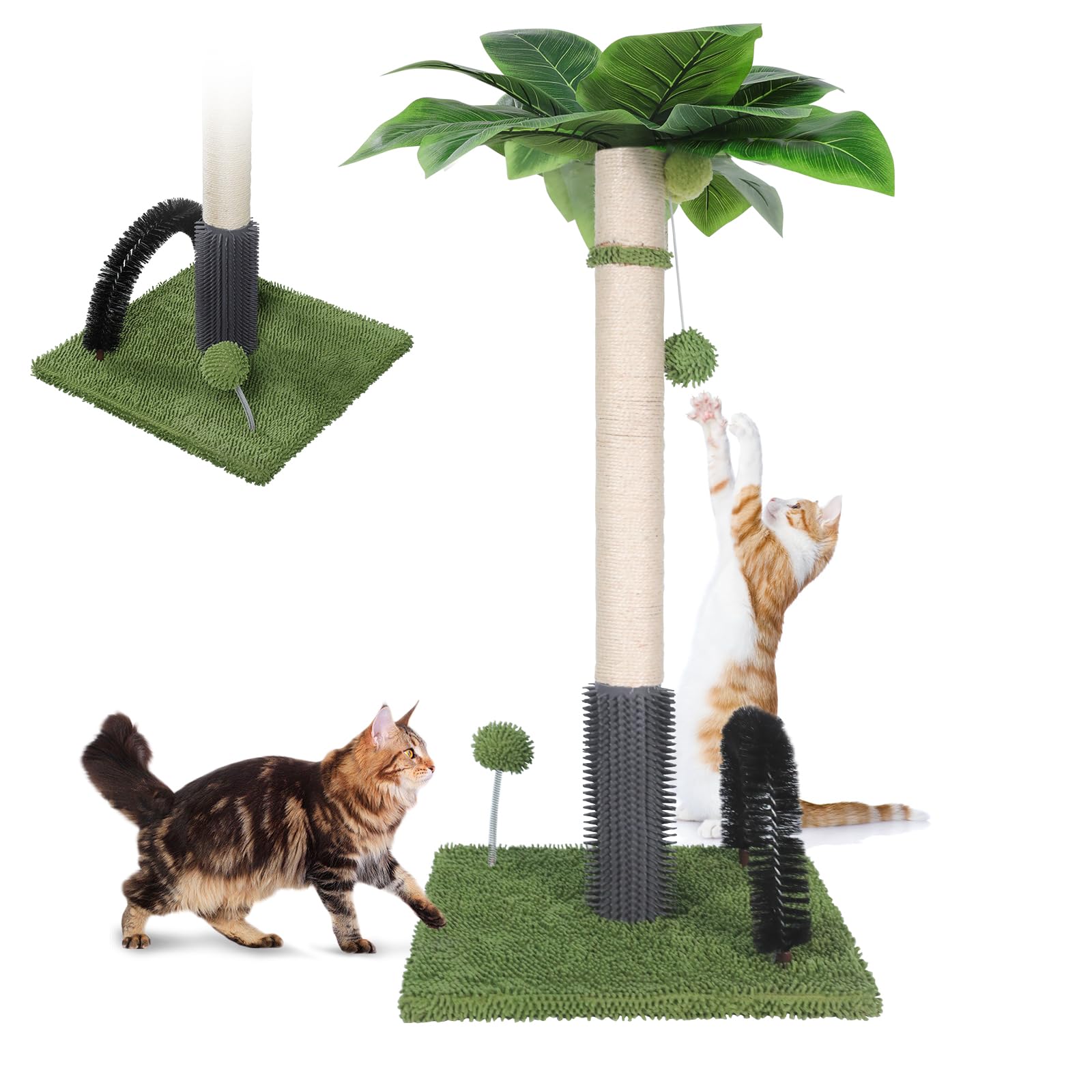 Snapklik.com : Topmart 29.5” Tall Cat Scratching Post For Large Indoor ...