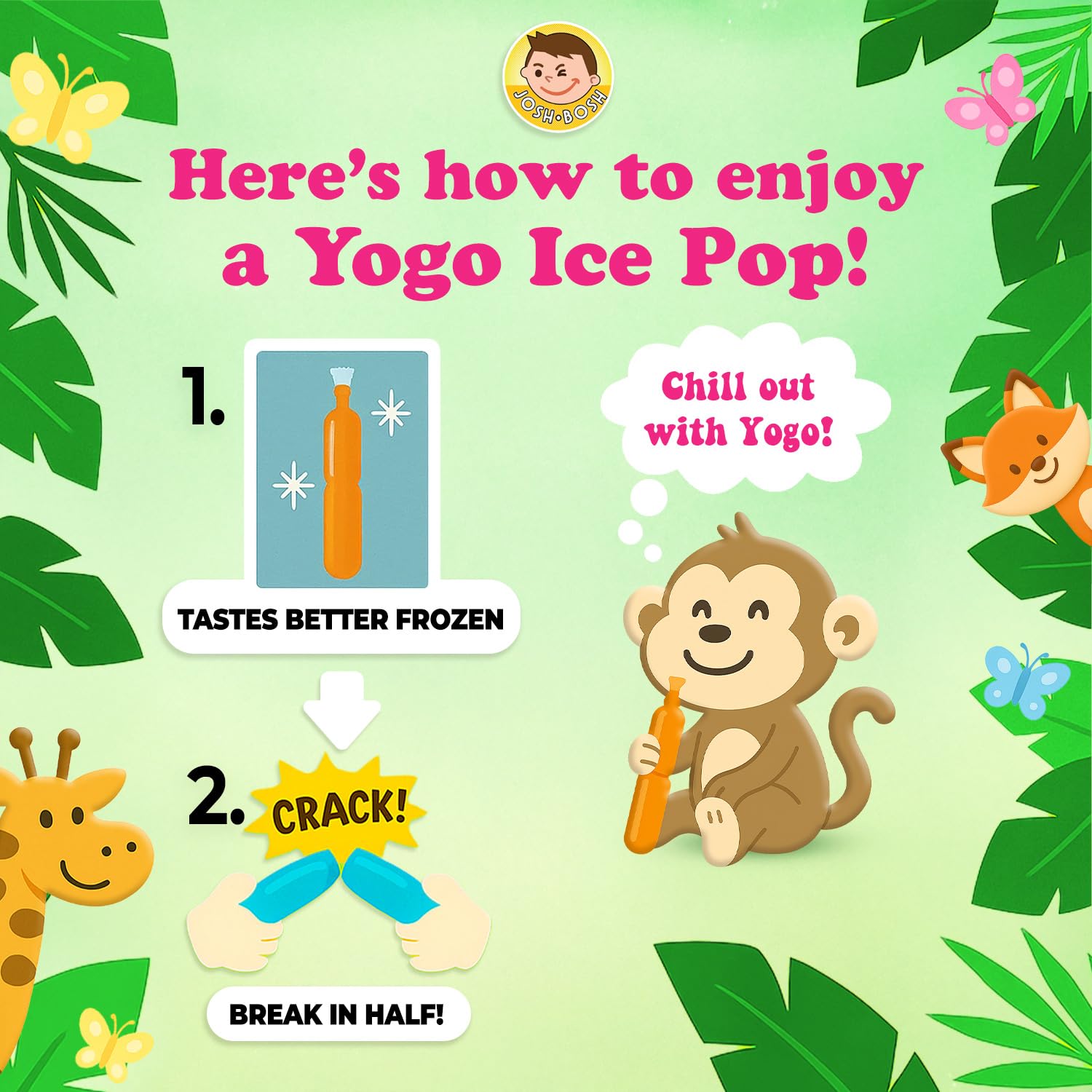 Snapklik.com : JOSH BOSH Yogo Ice Pops 6-Pack