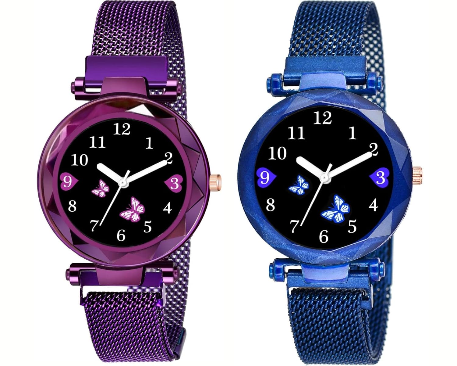 Buy ISA creators Analogue Dial Butterfly New Magnet Watch for Women or ...