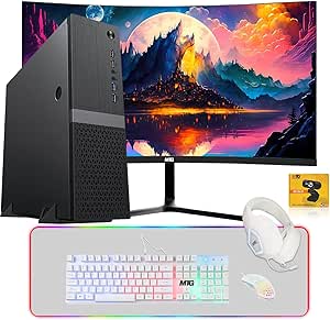 Amazon.com: TechMagnet Gaming Desktop PC, Intel Core i5 8th Gen, Heera, AMD RX 550 Graphics ...