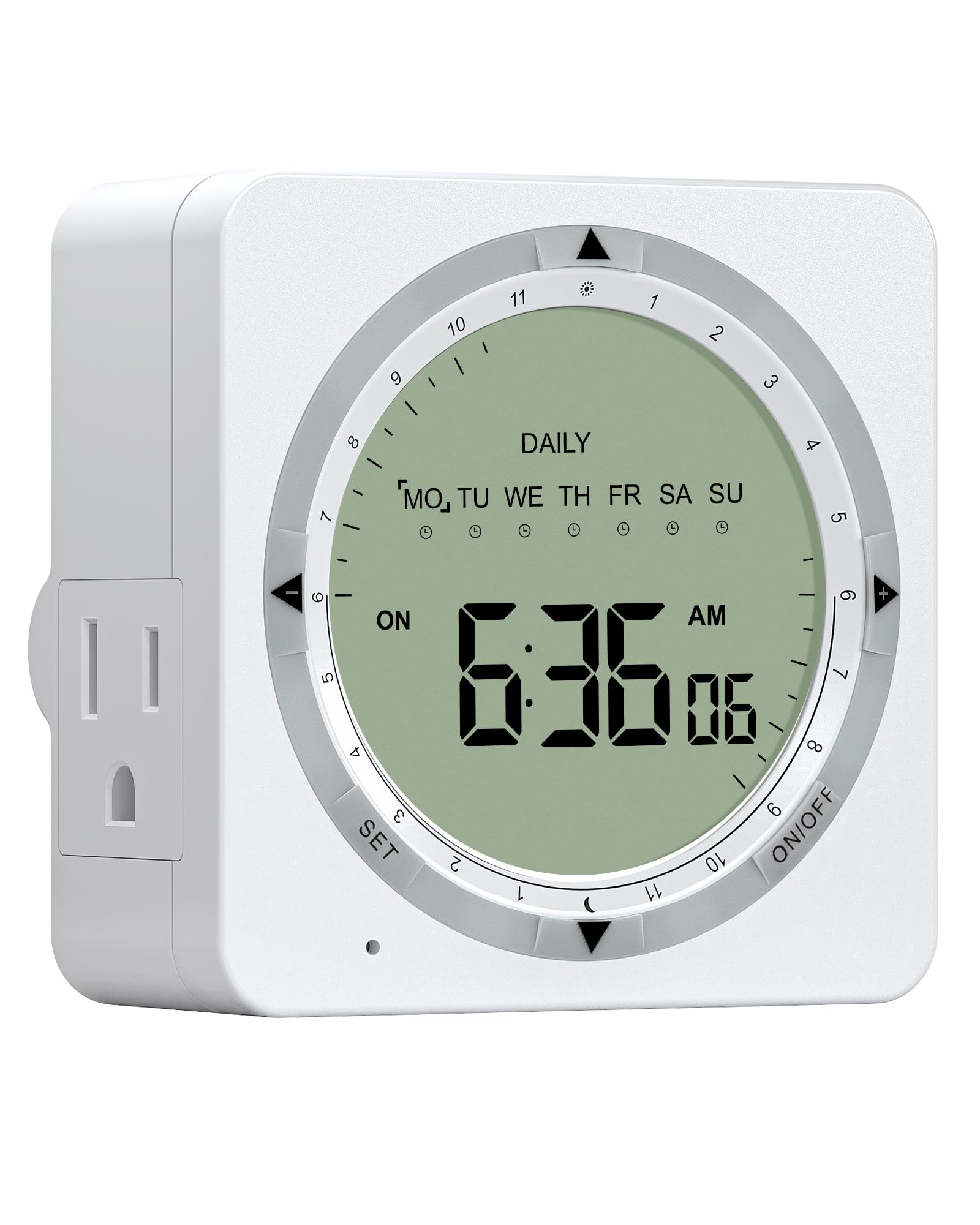 DEWENWILS Digital Timers for Electrical Outlets, Daily/7-Day/CTD, 120V ...