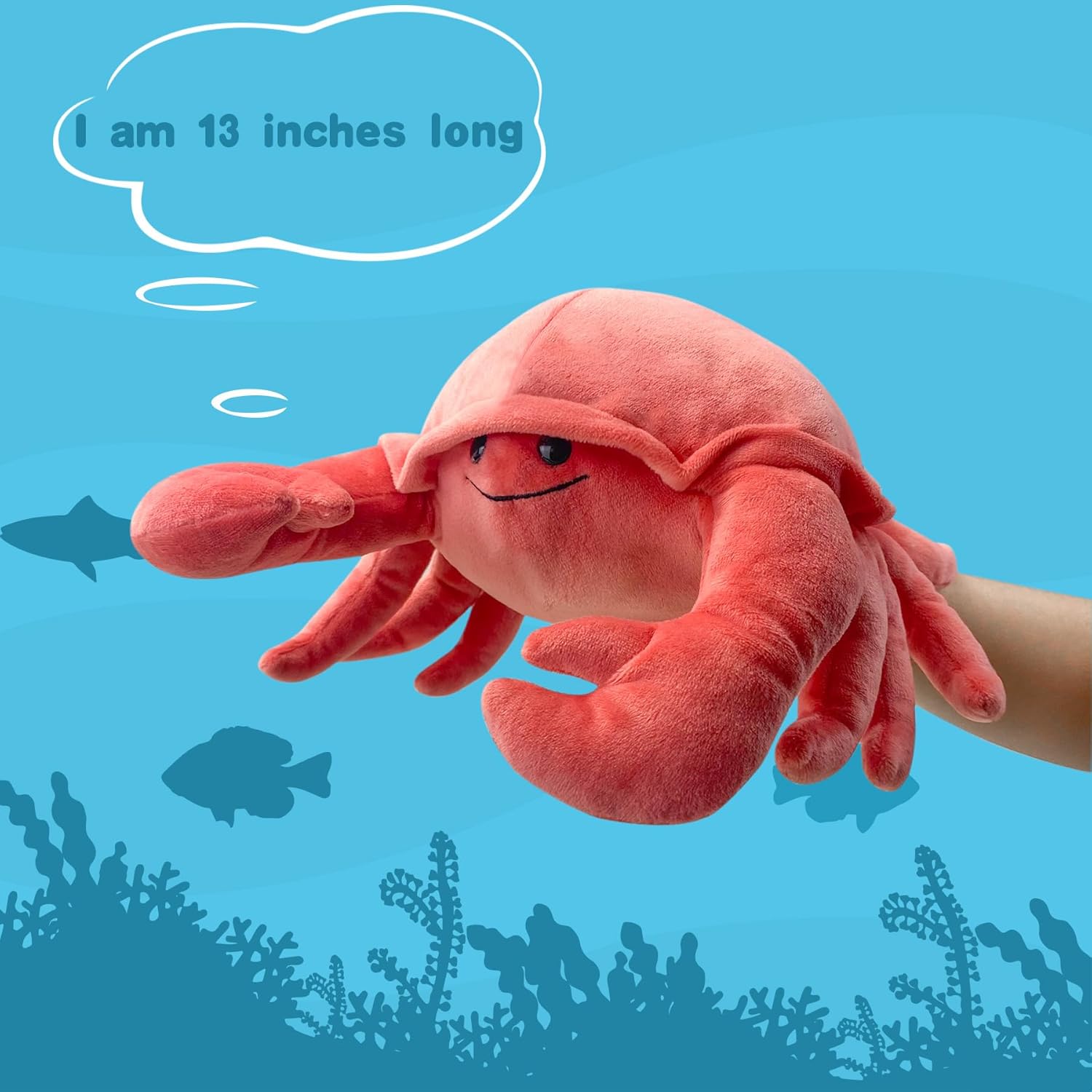 Hand Puppet Crab, 13 Realistic Plush Animal Puppet Nepal | Ubuy