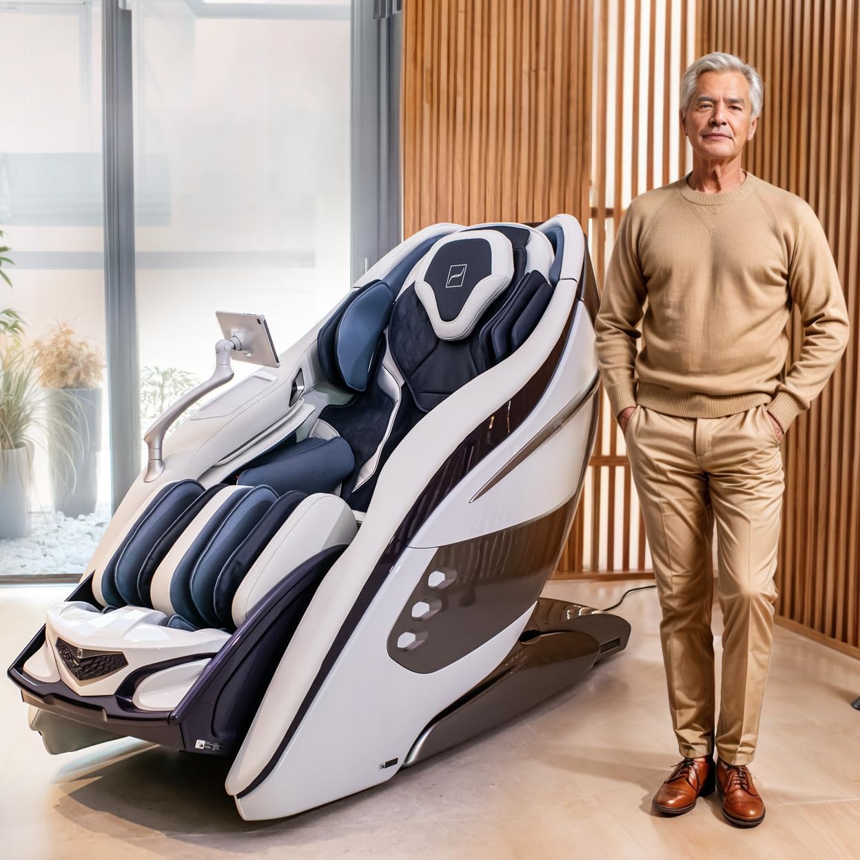 Amazon.co.jp : GLOBAL RELAX® | DA VINCI 7D マッサージチェア | リクライニング角度調節可能 ...