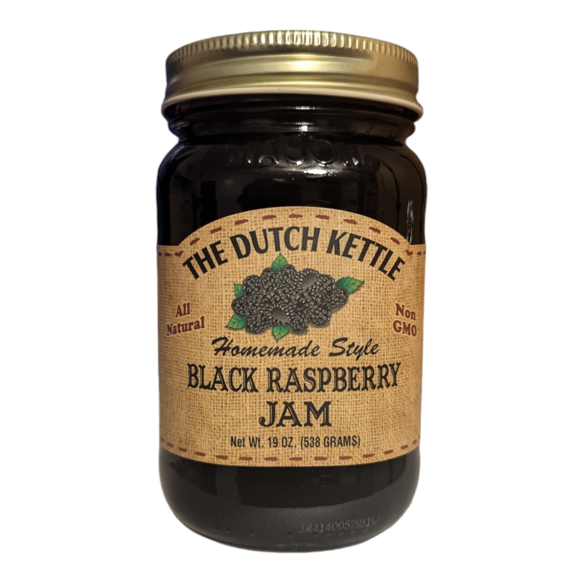 Amazon.com : The Dutch Kettle Amish Homemade Black Raspberry Jam - One ...