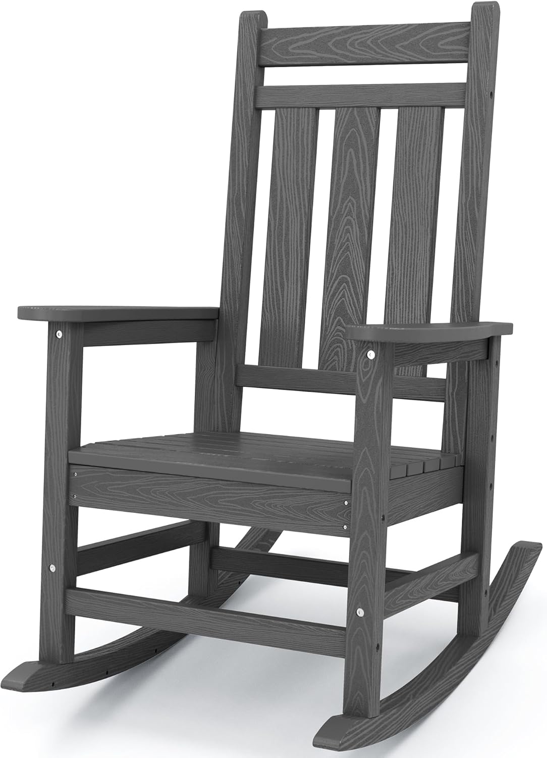 Amazon.com : KINGYES Outdoor Rocking Chair, All-Weather Patio Rocking ...