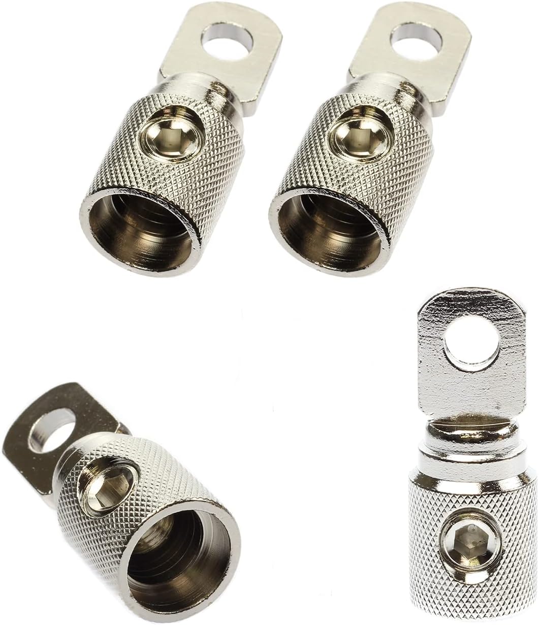 Amazon.com: 1/0 2 0 Ga GAUGE AWG 5/16" Gold set screw Power Ring ...