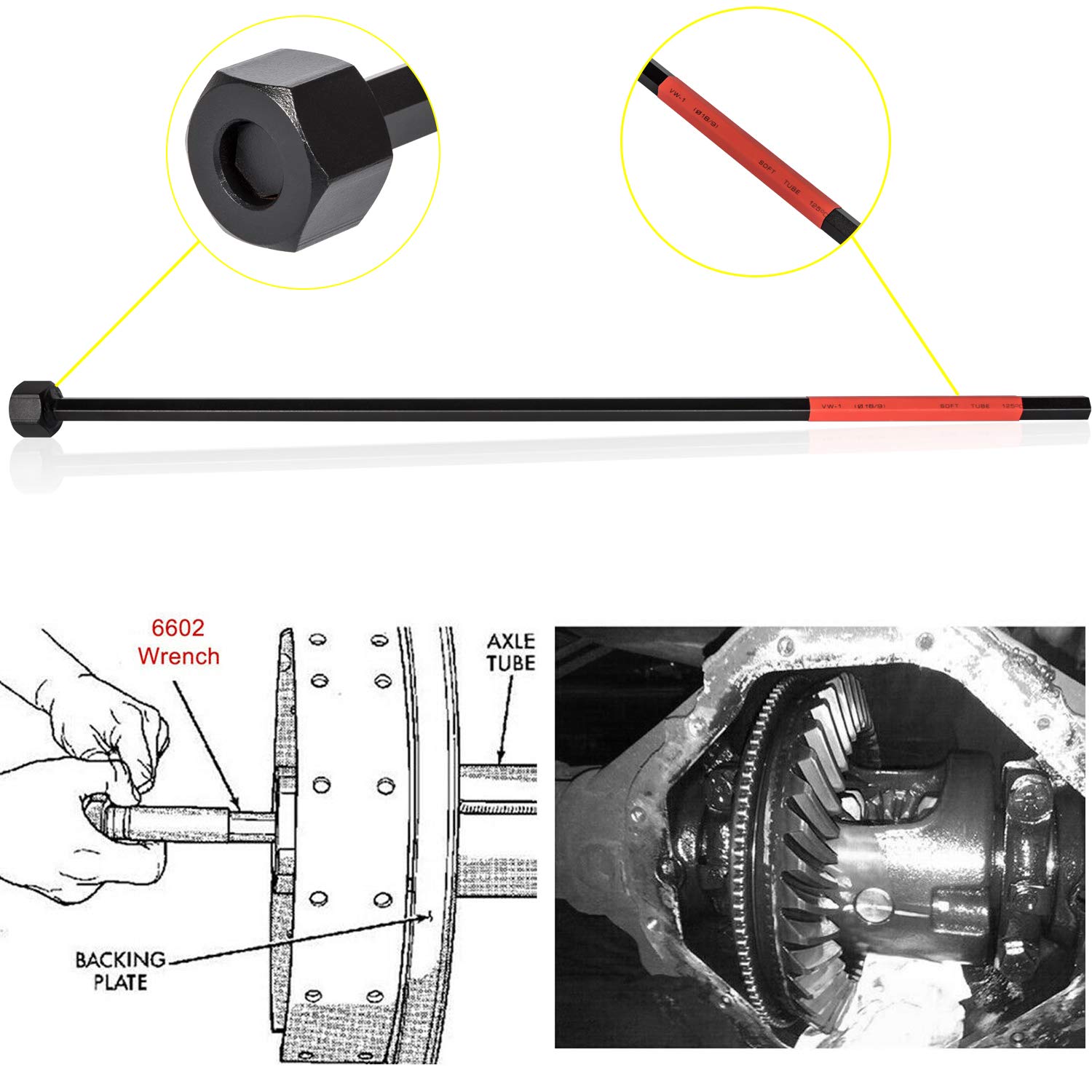 Danti Differential Bearing Preload Wrench 6602 Replacement for Miller C ...
