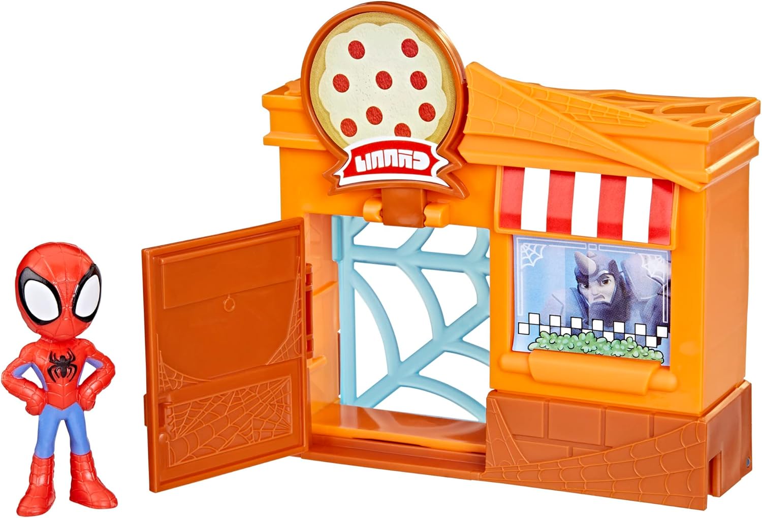 Marvel Spidey and His Amazing Friends City Blocks Spidey Pizza Parlor ...